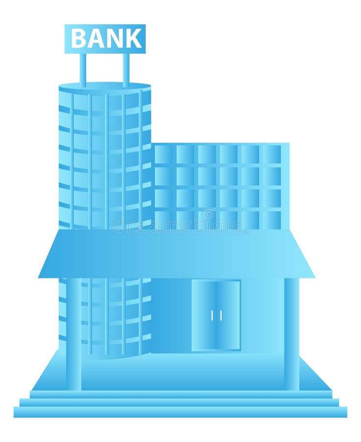Bank Building stock vector. Illustration of icon, isolated - 44050086