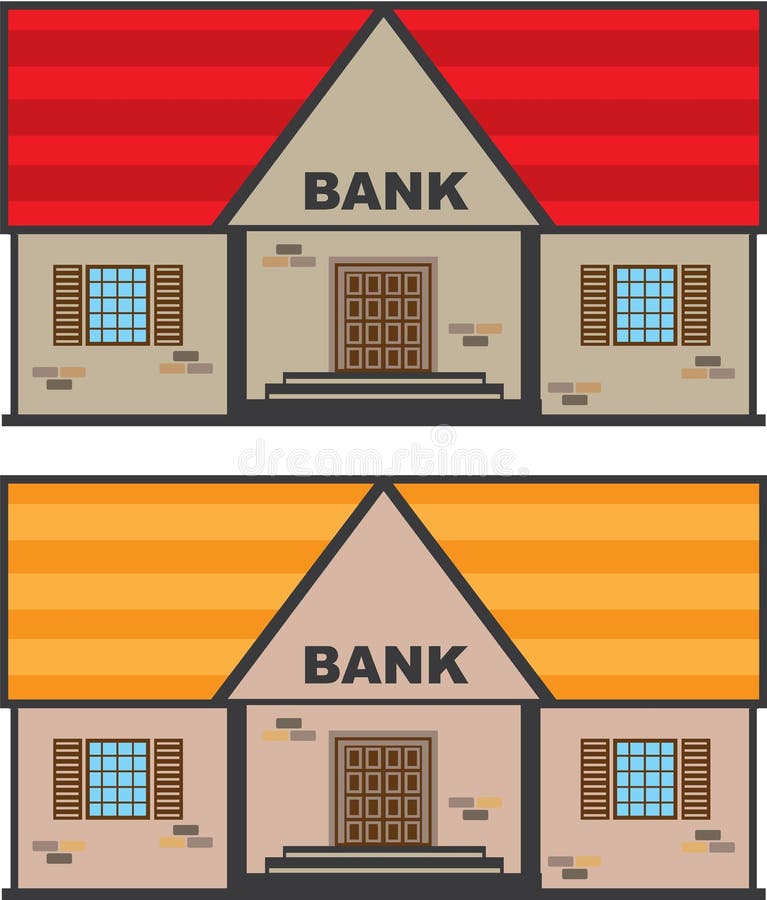 Bank Building vector stock vector. Illustration of commercial - 62494963