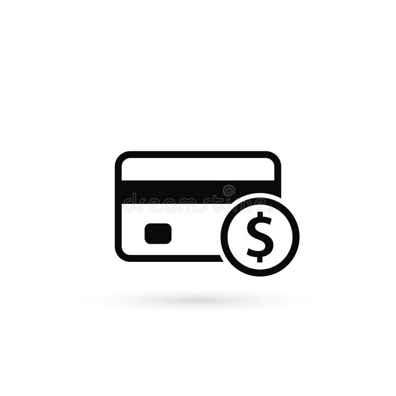 Bank Card Icon, Vector. Simple Isolated Finance Symbol Stock Vector ...