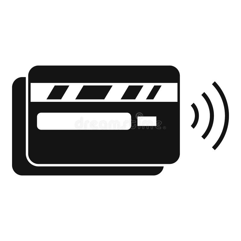 Bank Card Remote Control Icon, Simple Style Stock Vector - Illustration ...