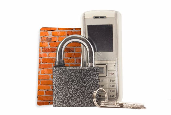 Bank Card Security. Lock, Keys and Phone Stock Photo - Image of bank ...