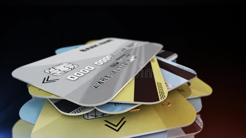 Bank cards. stock illustration. Illustration of account - 87730136