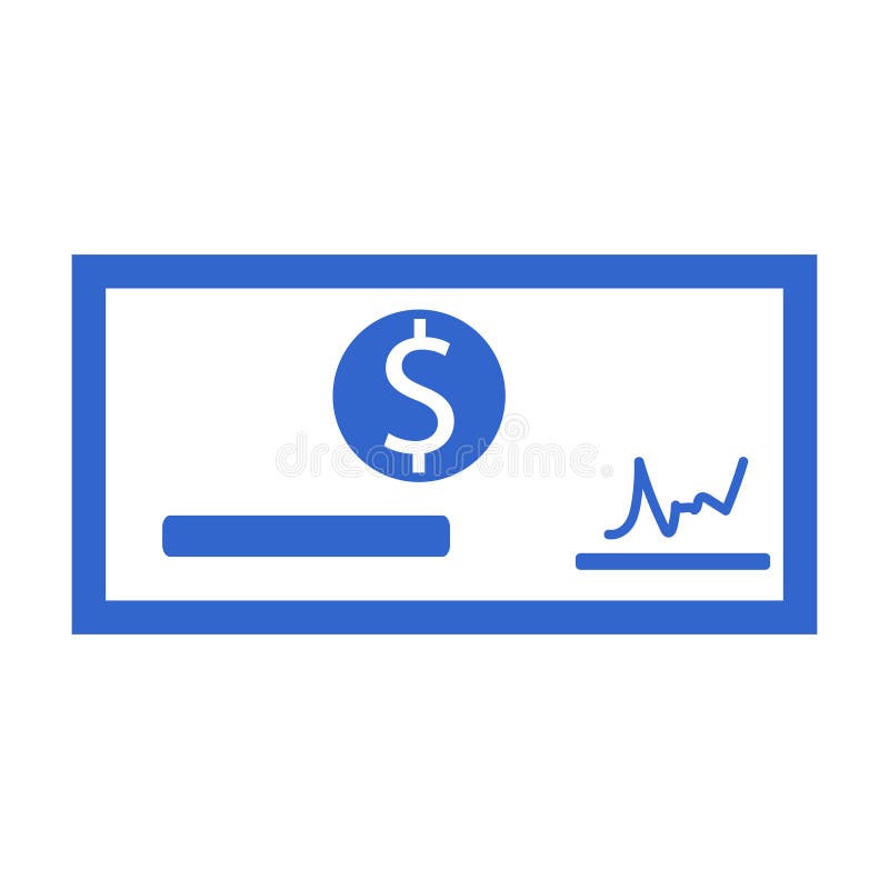 Bank check icon design stock vector. Illustration of logo - 212662730