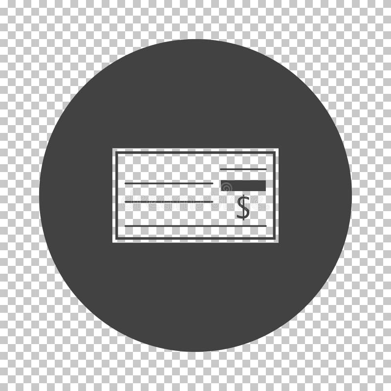 Bank Check Icon stock vector. Illustration of capital - 153729127