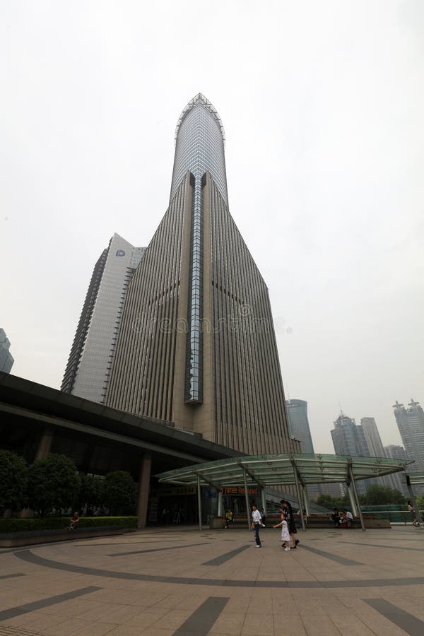 Bank of China Tower in Shanghai, China Editorial Image - Image of ...