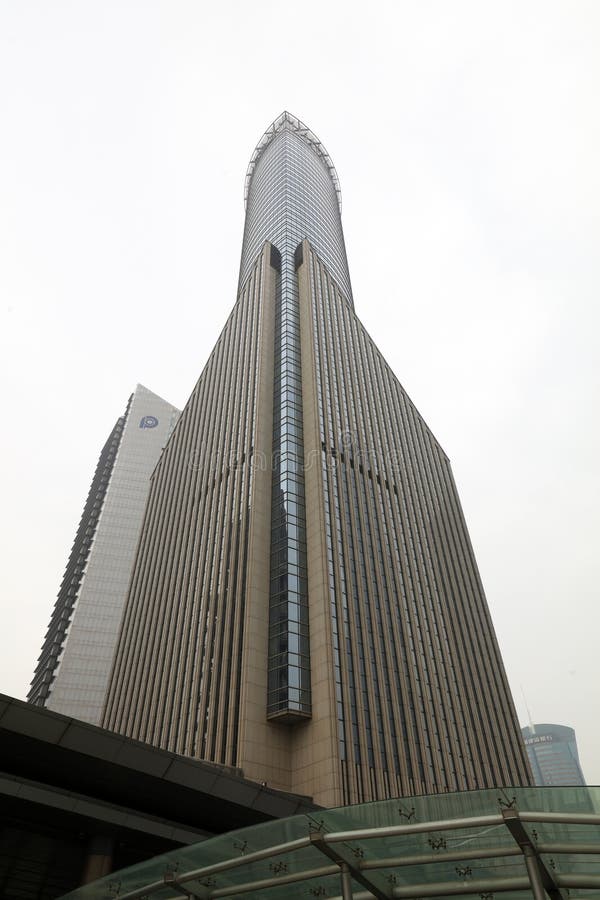 Bank of China Tower in Shanghai, China Editorial Stock Image - Image of ...