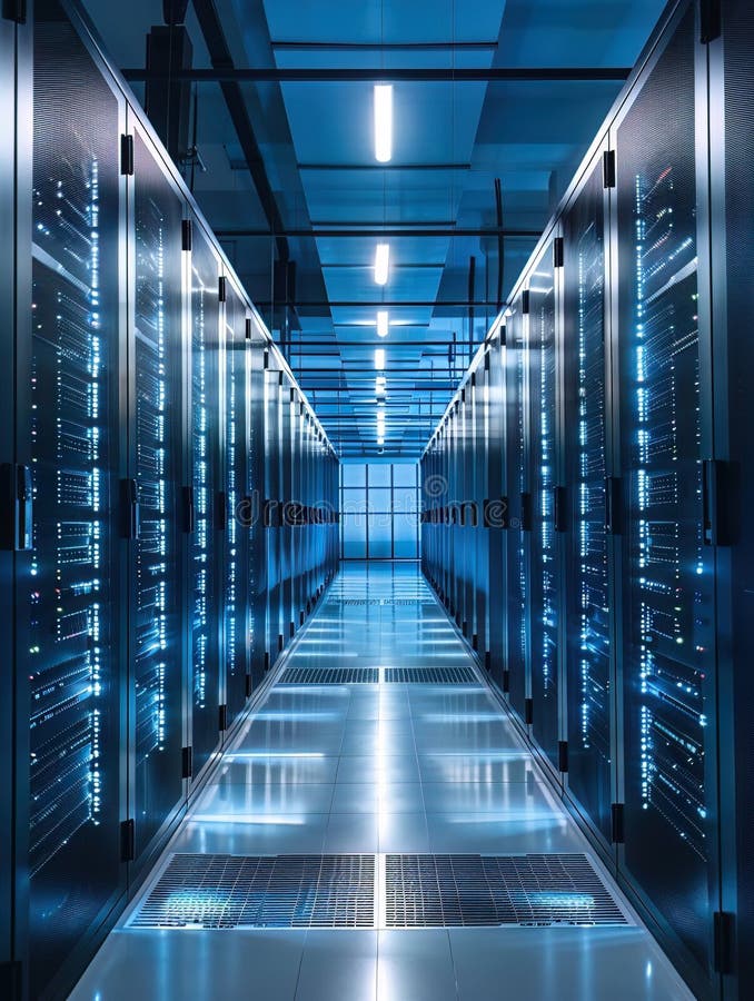 Bank Data Center with Advanced Cybersecurity Measures To Protect ...