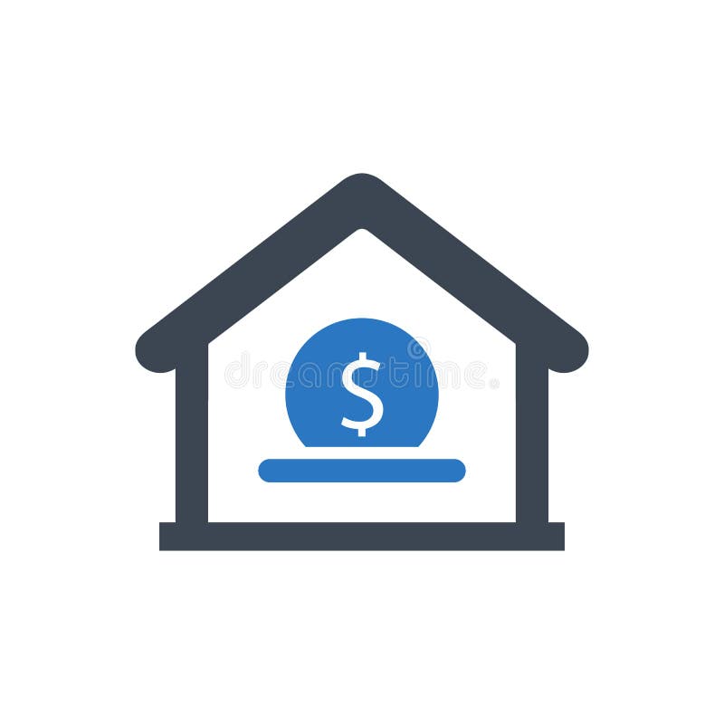 Bank deposit icon stock vector. Illustration of icon - 147233988