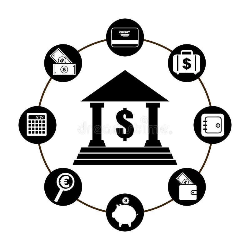 Bank design stock vector. Illustration of card, vector - 44985009