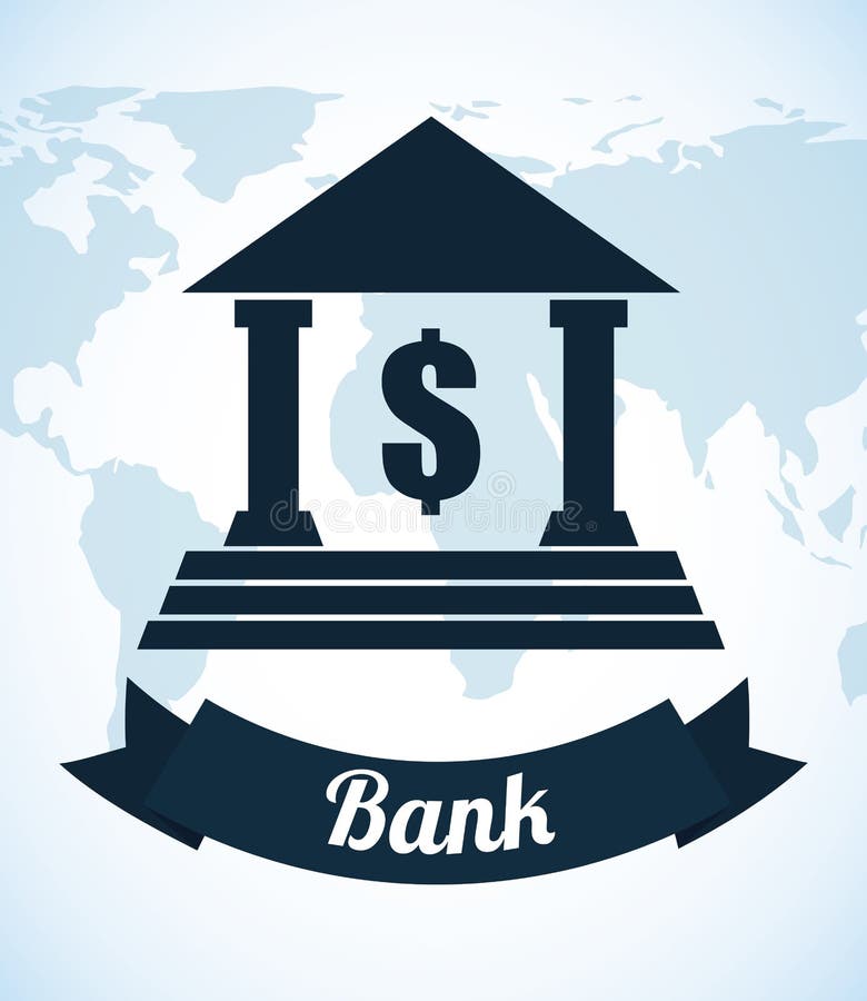 Bank design stock vector. Illustration of dollar, fortune - 44199817