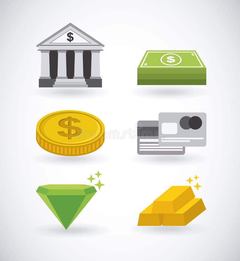 Bank design stock vector. Illustration of coin, bank - 41912173