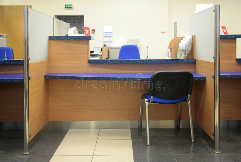 Bank desk stock photo. Image of bank, deposit, check, concepts - 4207164