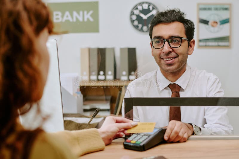 251 Bank Teller Smile Stock Photos - Free & Royalty-Free Stock Photos ...
