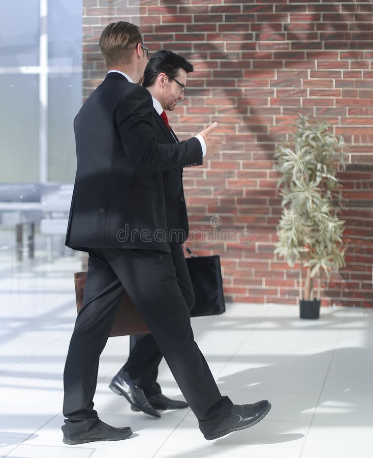 Bank Employees Standing in the Office Stock Photo - Image of idea ...