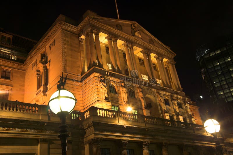 The Bank of England and the Royal Exchange Stock Photo - Image of ...