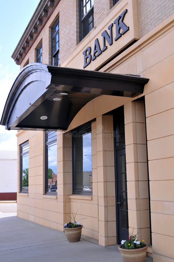 Bank entrance stock photo. Image of structure, credit - 24936198