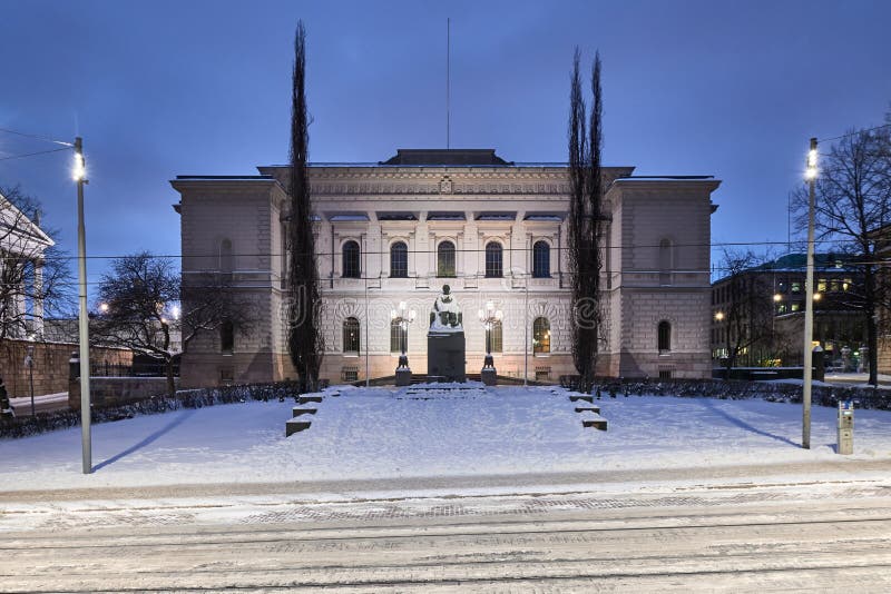 The Bank of Finland, Helsinki Editorial Image - Image of evening ...
