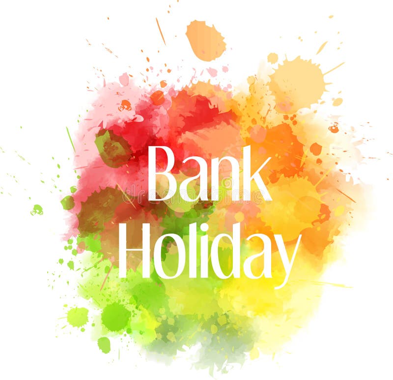 Bank holiday ribbon stock vector. Illustration of banner - 146075946