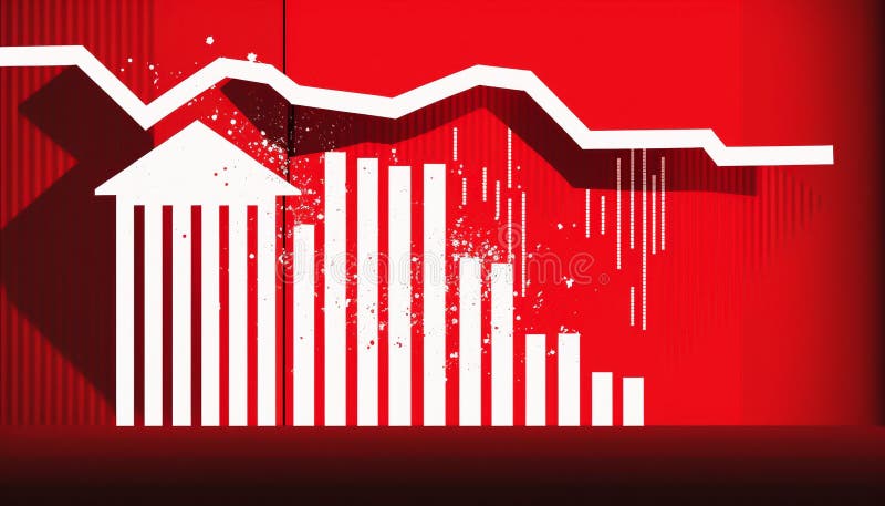 The Bank Icon Depicts a Picture of a Dollar Interest Rate Cut. Money ...