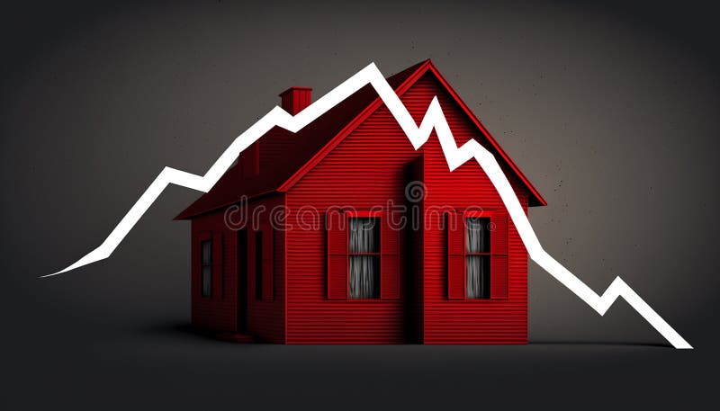 The Bank Icon Depicts a Picture of a Dollar Interest Rate Cut. Money ...