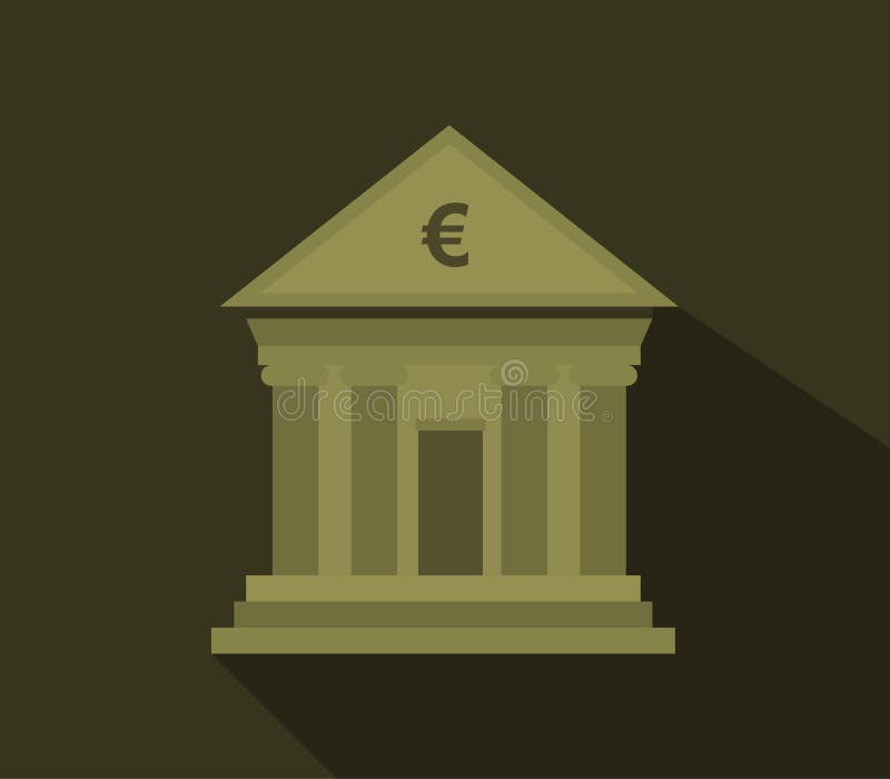 Bank icon stock illustration. Illustration of white, building - 78726917