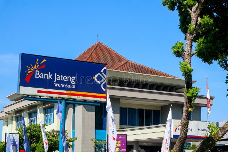Bank Jateng Around Wonosobo Square Editorial Stock Photo - Image of ...