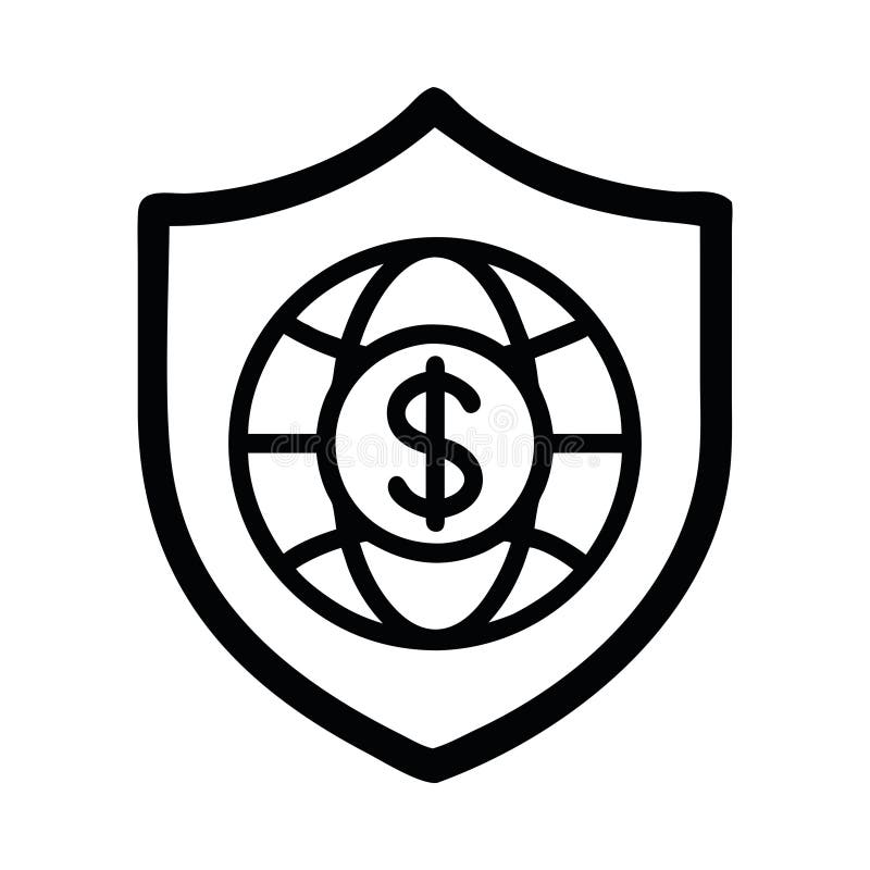 Bank Logo Protection stock vector. Illustration of business - 365609915