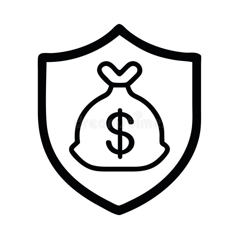 Bank Logo Secure stock vector. Illustration of vector - 365608222