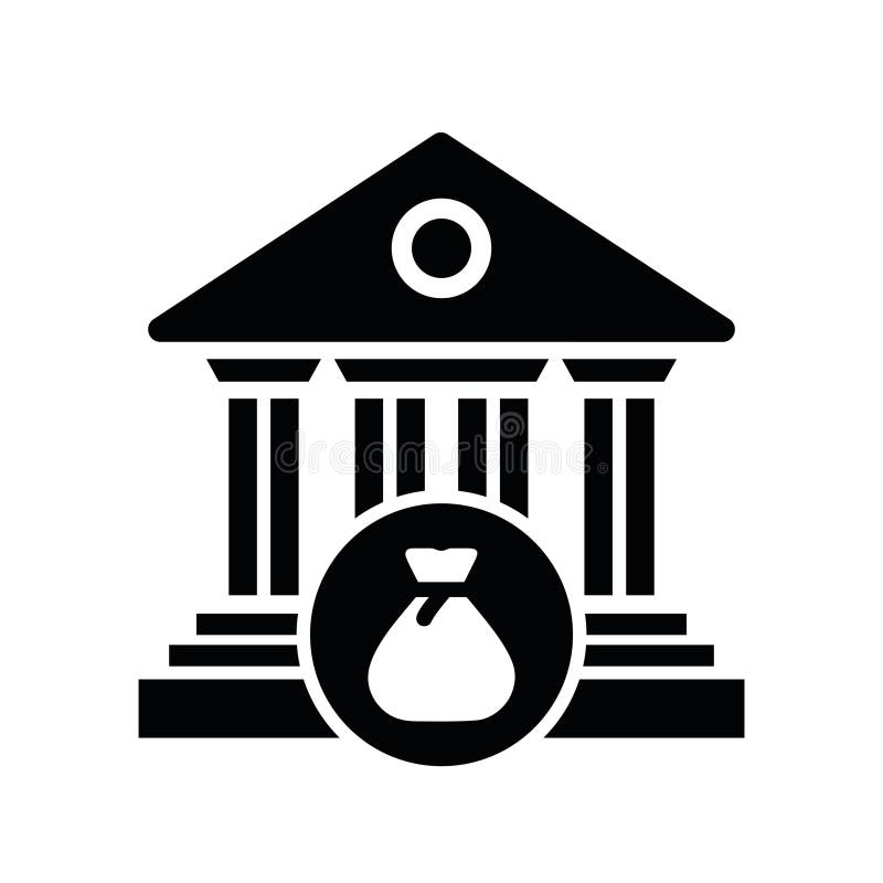 Bank Logo Secure Vault stock illustration. Illustration of bank - 365220259