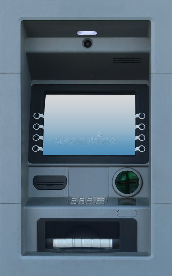 Bank machine stock image. Image of finance, machine, screen - 62819729