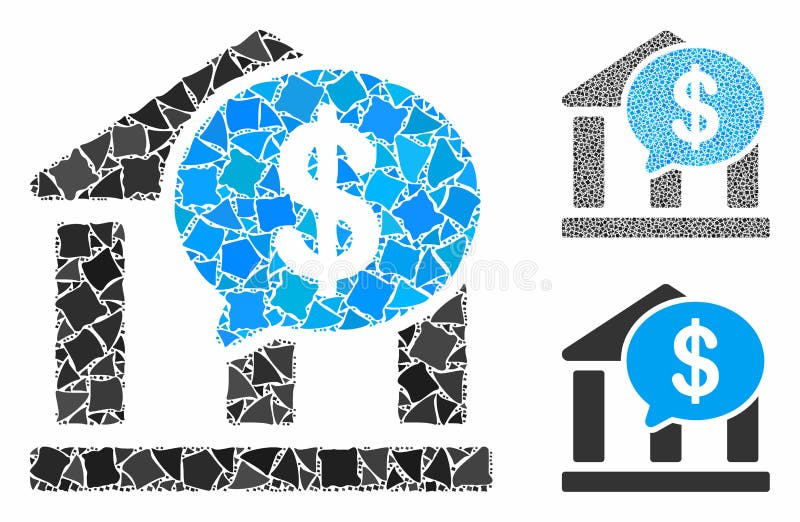 Bank Message Composition Icon of Joggly Items Stock Illustration ...