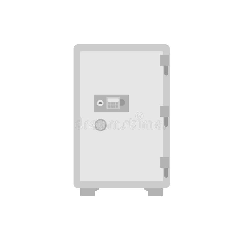 Bank Metal Vault Vector Illustration. Safebox Flat Design. Secure Boxes ...