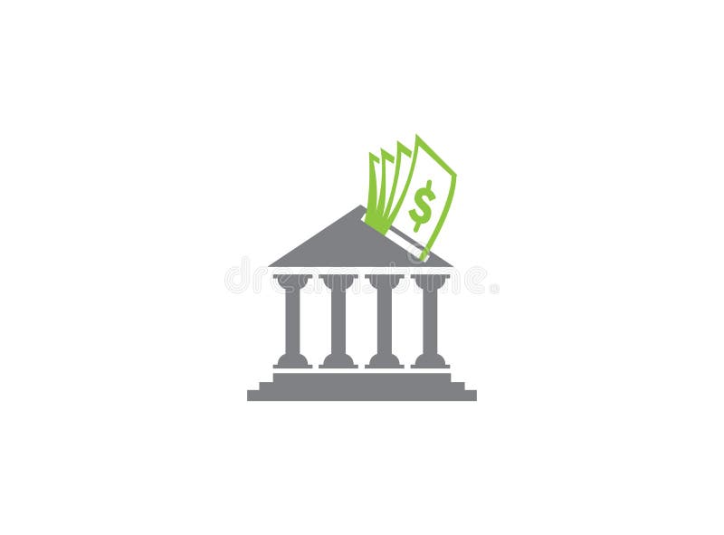Bank Money Saving for Logo Design Question Asking Illustration on White ...