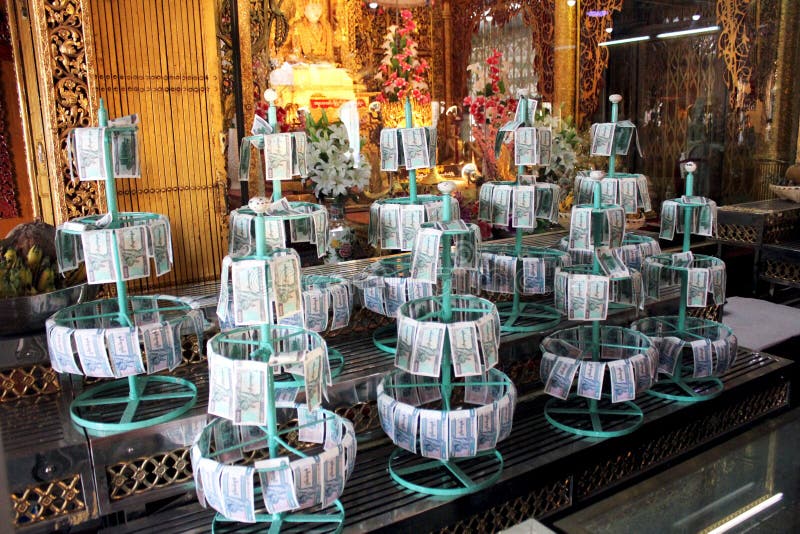 Bank note stock photo. Image of myanmar, view, bank, donation - 88707594