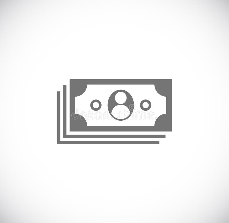 Bank note icon stock vector. Illustration of note, graphic - 200534140