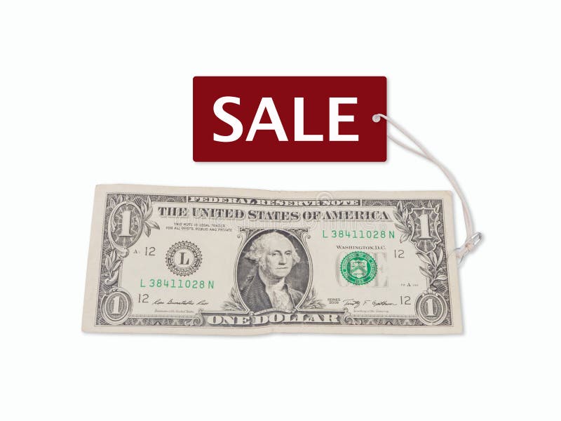 Bank note and sale tag stock photo. Image of sign, money - 38679462