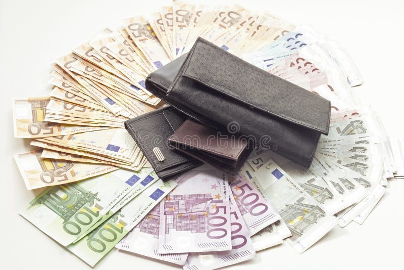 Bank notes and wallet stock photo. Image of investing - 50484194