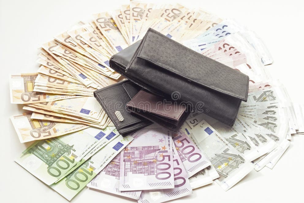 Bank notes and wallet stock photo. Image of investing - 50484194