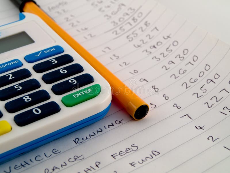 Bank Security Pin Code Safety Device Calculator Stock Photo - Image of ...