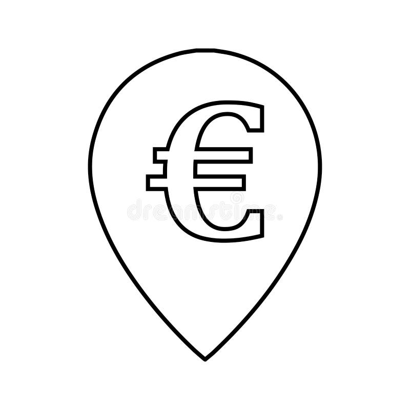 Bank Pointer, Euro Currency, Location, Map Marker, Payment Icon ...