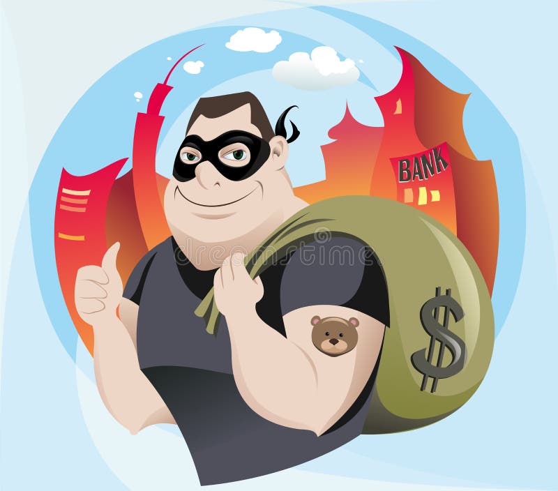 Bank Robber Royalty Free Stock Images - Image: 27681379