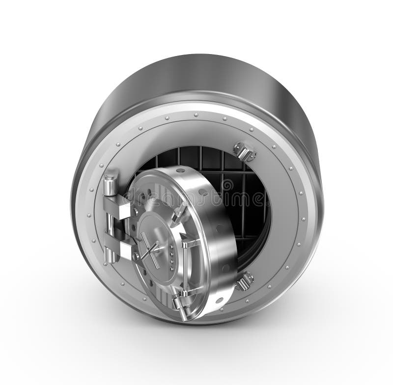 Bank safe concept icon stock illustration. Illustration of financial ...