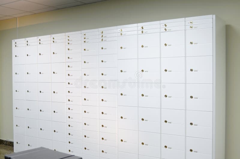 Bank Safe Deposit Boxes Picture. Image: 6039186