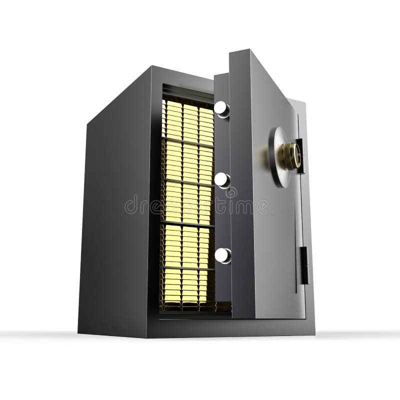 Bank safe or steel safe stock image. Image of shield - 137074963