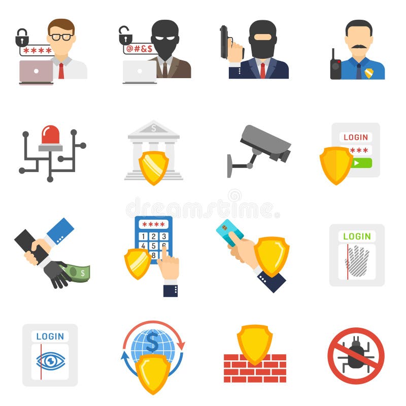 Security Operations Icons Stock Illustrations – 491 Security Operations ...