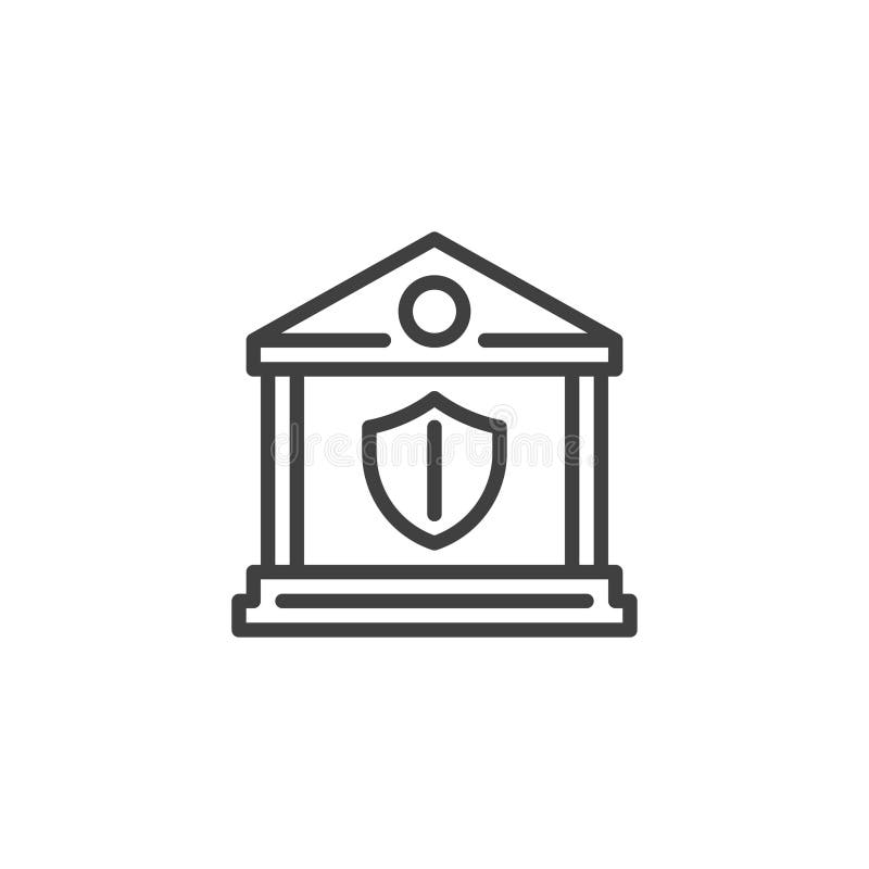 Bank Security Concept. Detailed Illustration of Bank Armored Car and ...