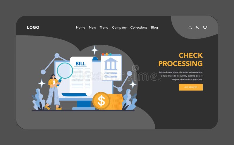 Bank Services Concept. Flat Vector Stock Vector - Illustration of ...