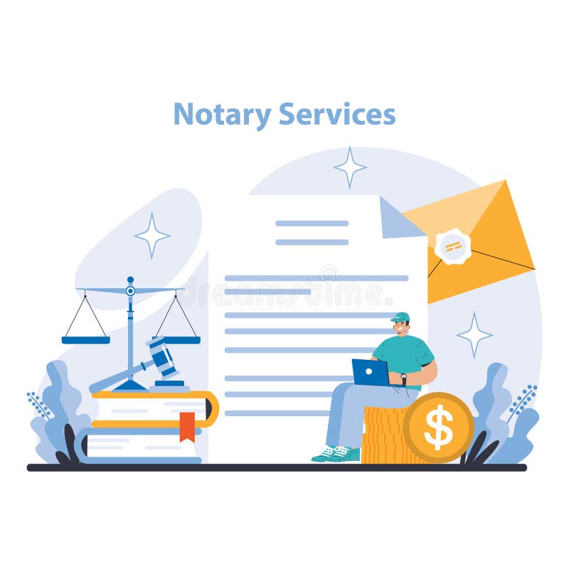 Official Notarization Stock Illustrations – 229 Official Notarization ...