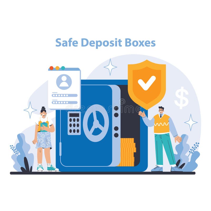 Bank Services Concept. Flat Vector Illustration. Stock Vector ...