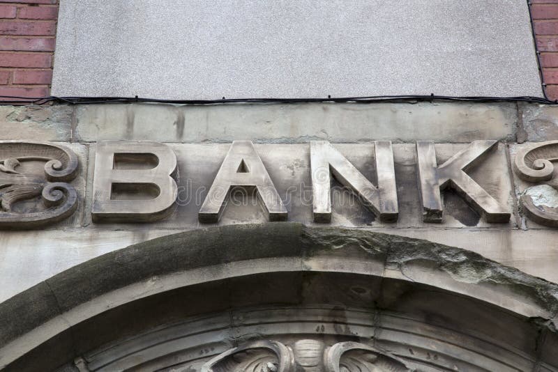 Bank Sign editorial photo. Image of history, money, sign - 88034031